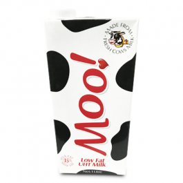 MOO LOW FAT UHT MILK 1L